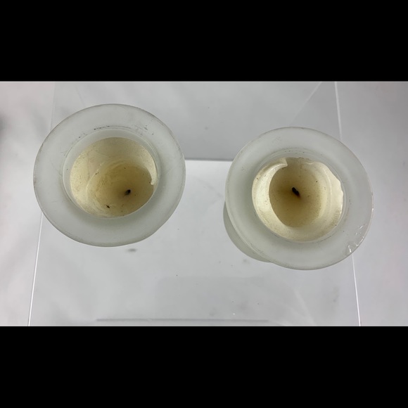 Vintage | Accents | Double Intertwine Gold White Candle Stand Decor ...